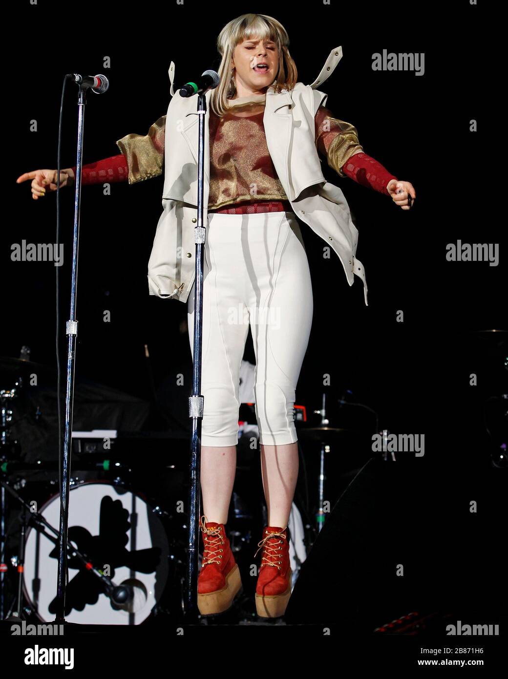 Swedish vocalist Robyn (Robyn Carlsson) performs at the American ...