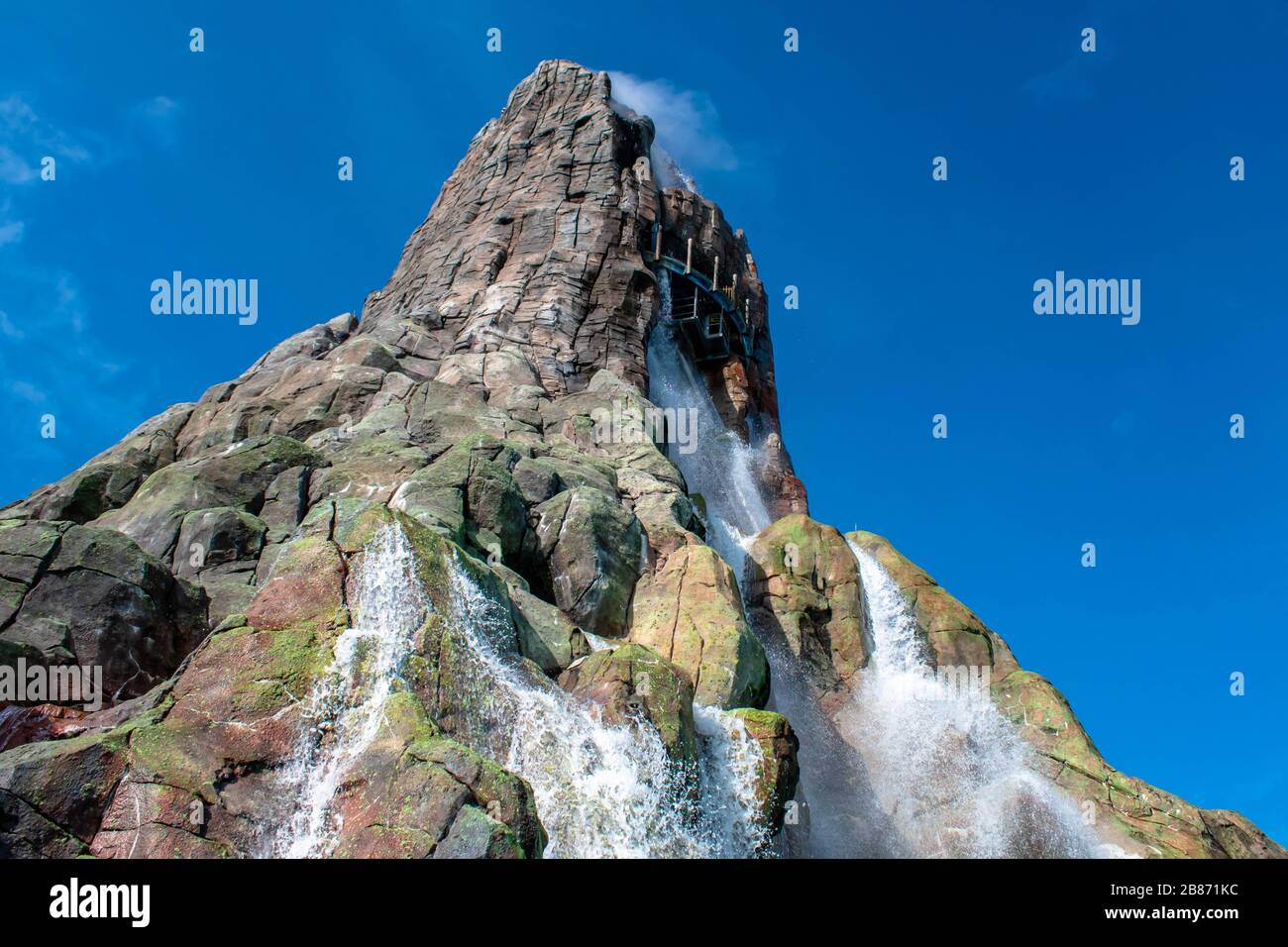 Orlando, Florida. March 10, 2020. Top view of Krakatau the mighty ...