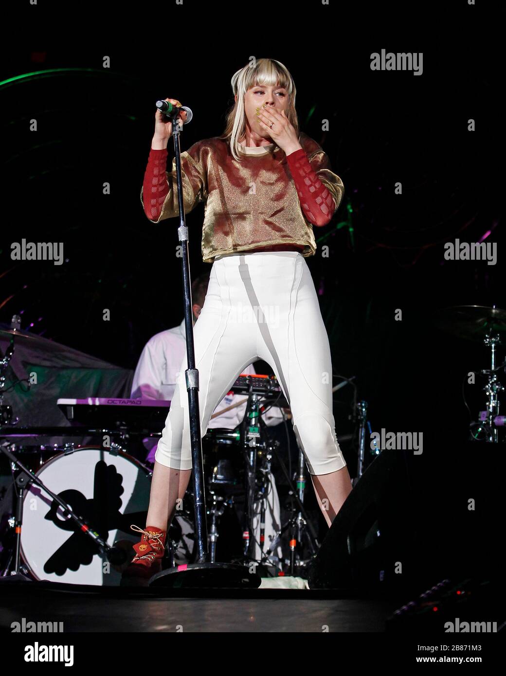 Swedish vocalist Robyn (Robyn Carlsson) performs at the American ...