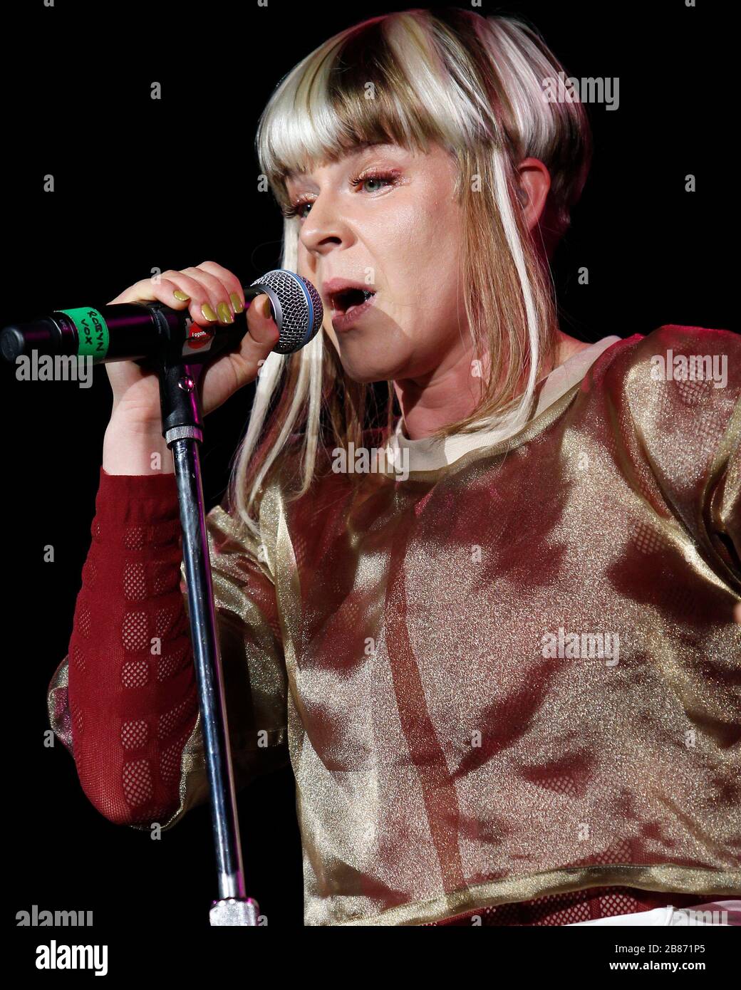 Swedish vocalist Robyn (Robyn Carlsson) performs at the American ...