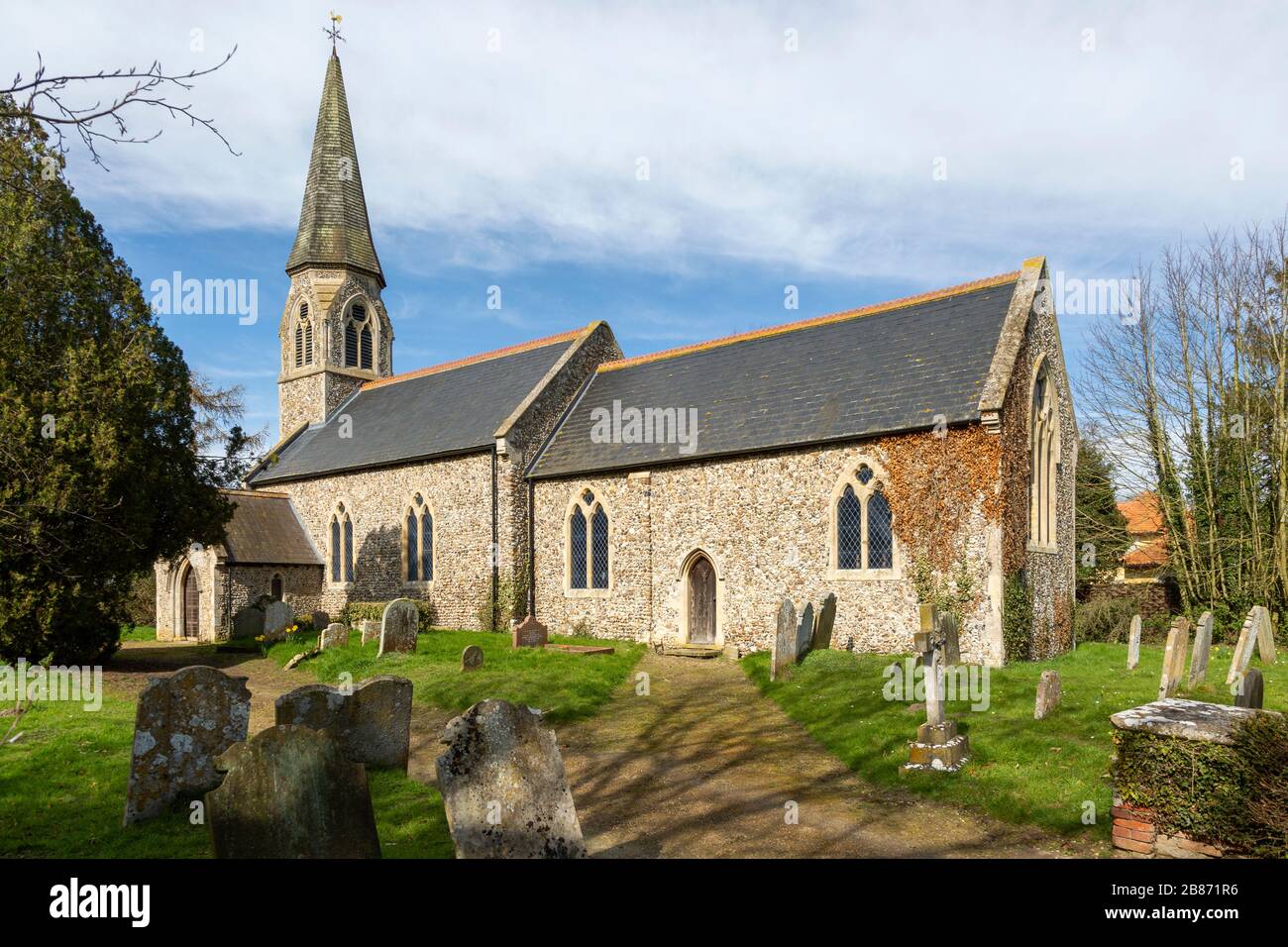 Village parish church Walpole, Suffolk, England, UK Stock Photo - Alamy