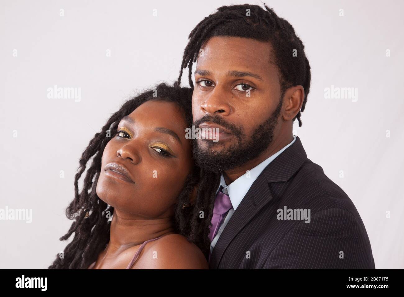 Romantic couple in a quiet embrace Stock Photo - Alamy