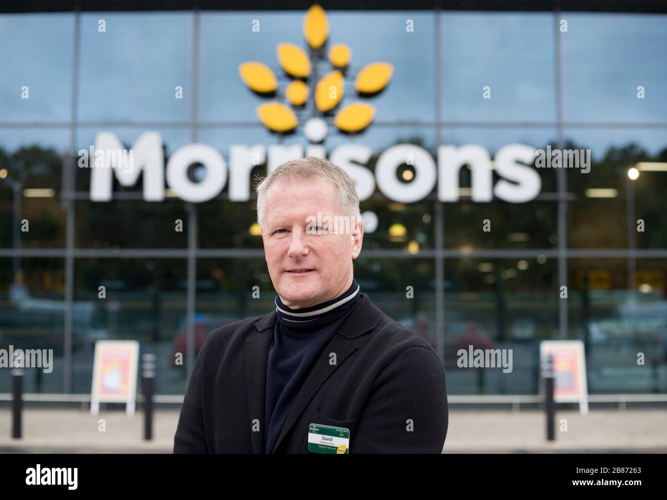 Morrisons CEO David Potts at the Morrisons St Ives Store in ...