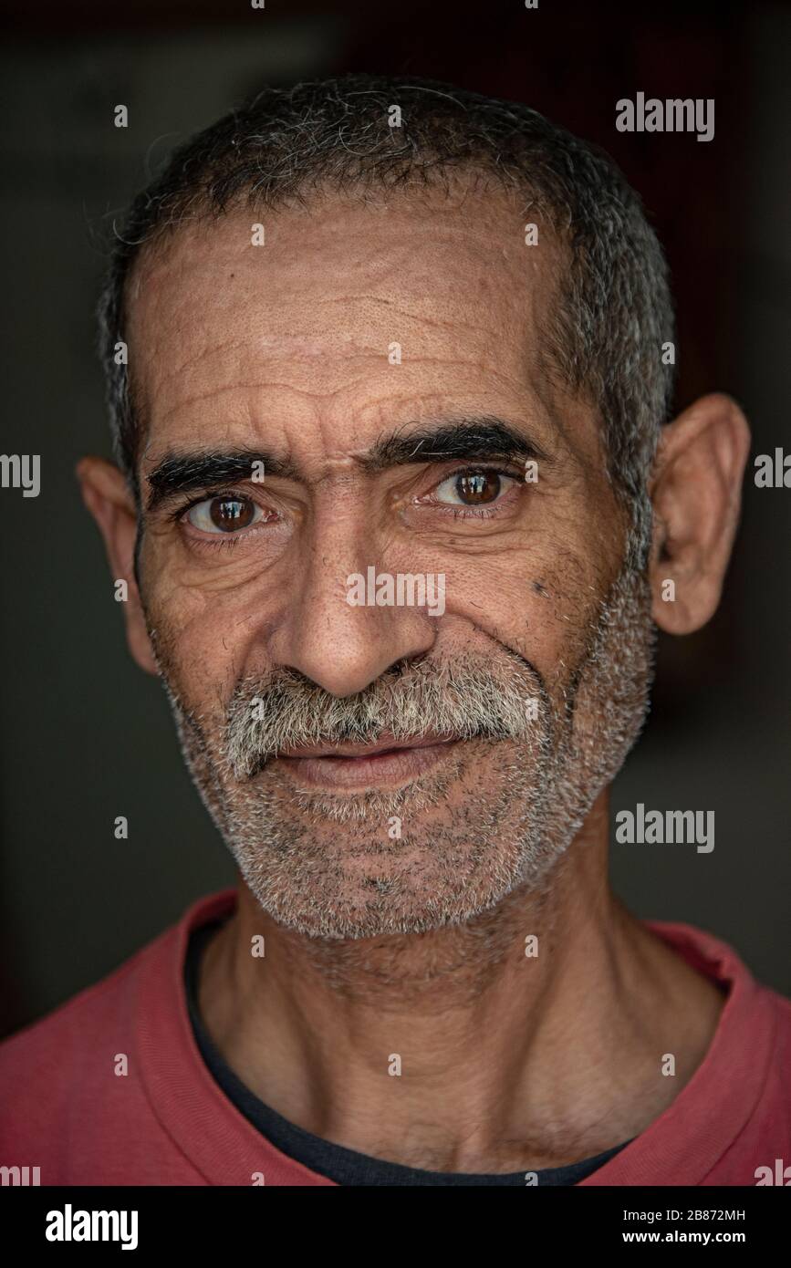 Essaouira, Morocco - September 2017: Moroccan Man, Elderly Carpenter ...