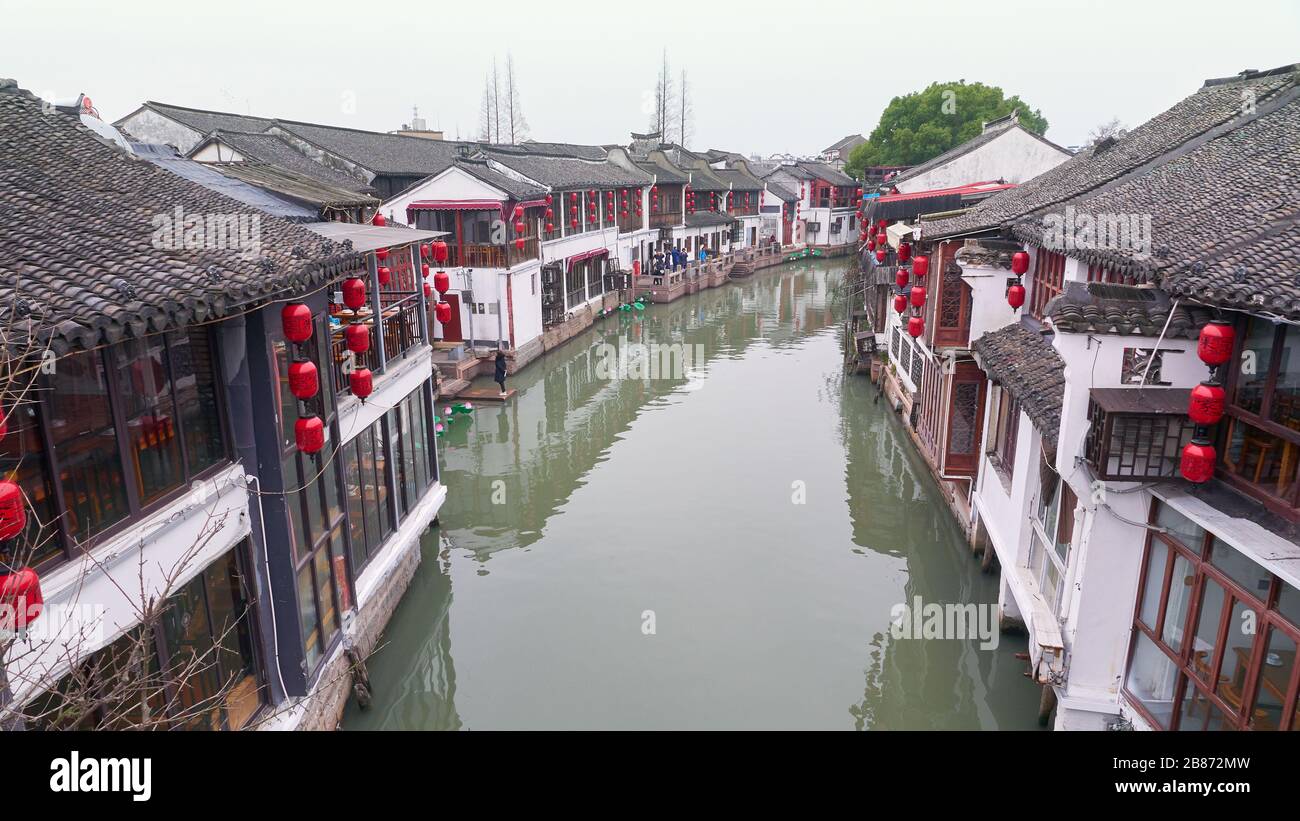 Zhujiajiao Ancient Water Town in Shanghai Stock Photo - Alamy