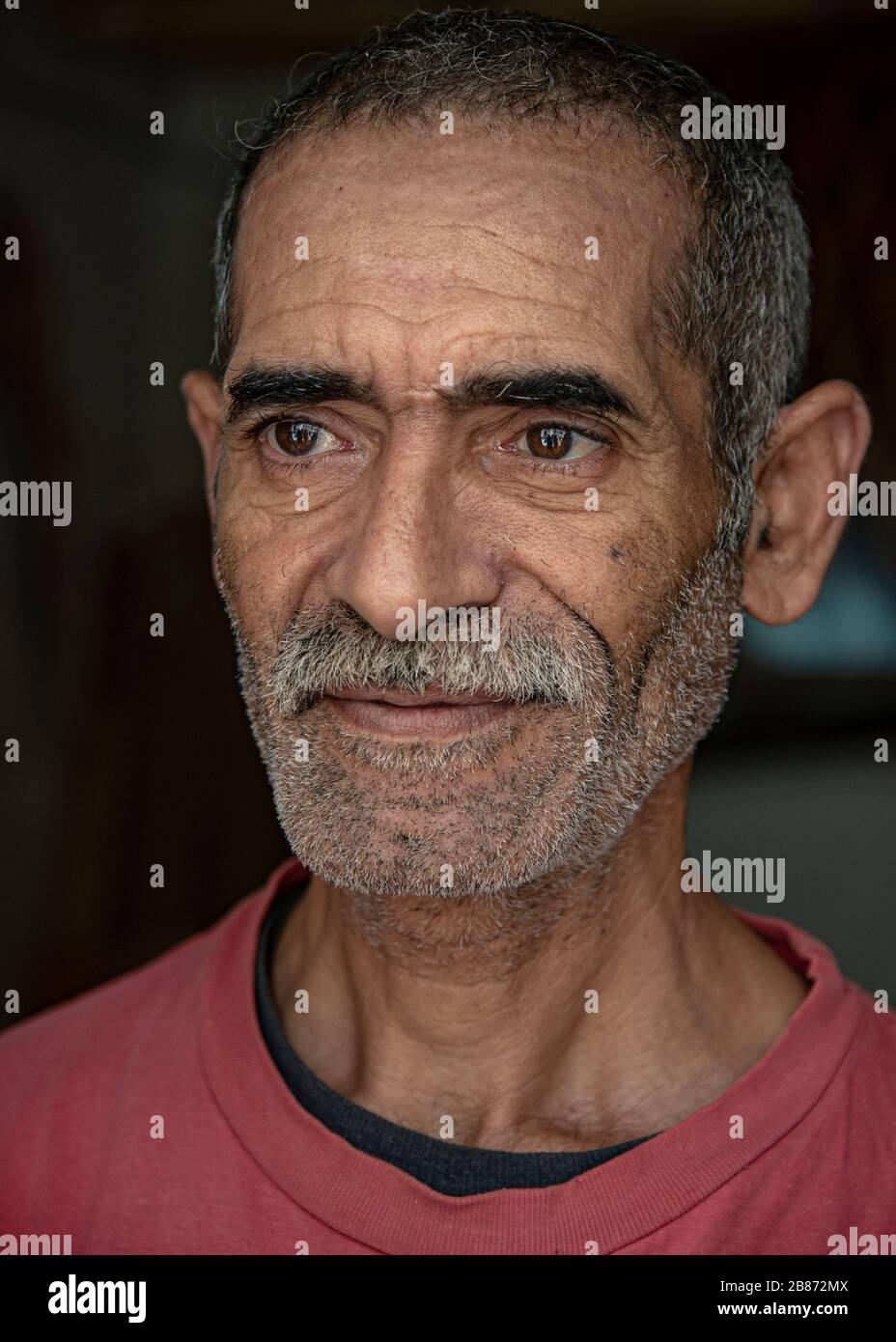 Essaouira, Morocco - September 2017: Moroccan Man, Elderly Carpenter ...