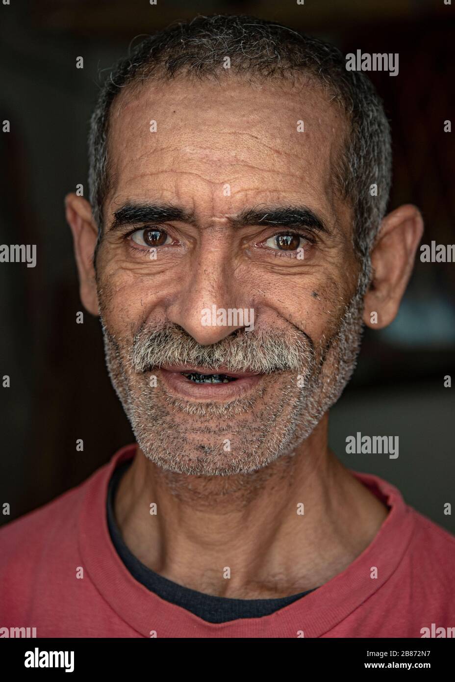 Essaouira, Morocco - September 2017: Moroccan Man, Elderly Carpenter ...