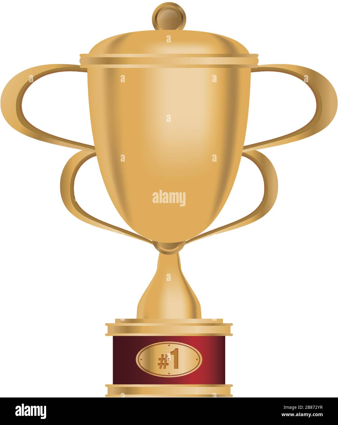 golden trophy cup award icon Stock Vector Image & Art - Alamy