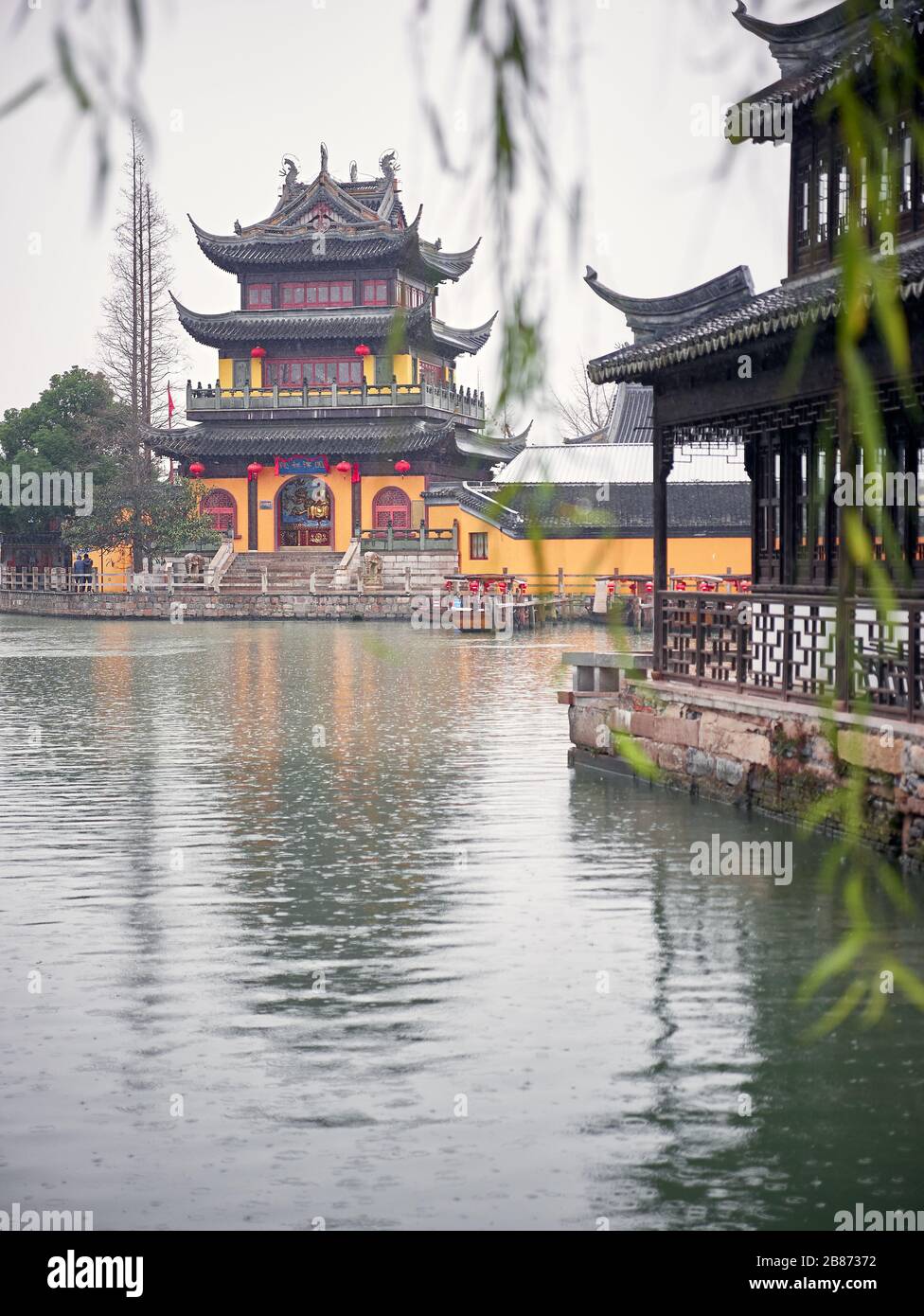 Zhujiajiao Ancient Water Town in Shanghai Stock Photo - Alamy