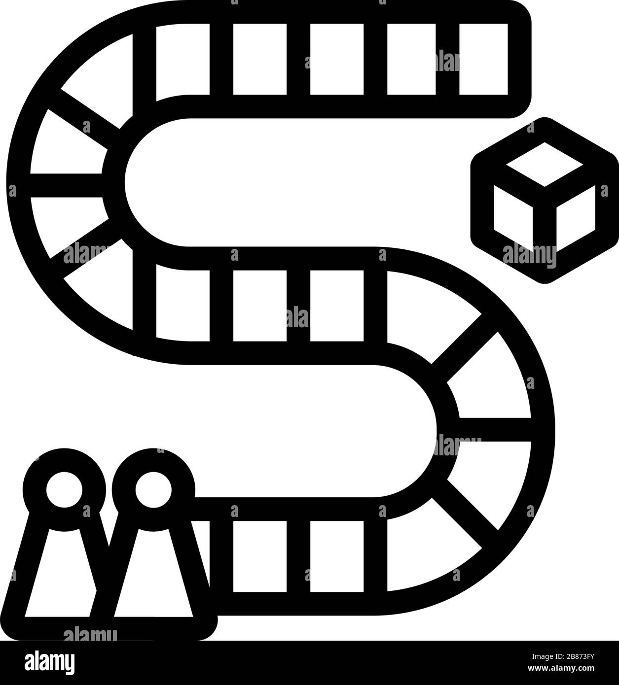 Board game icon vector outline illustration Stock Vector Image & Art ...