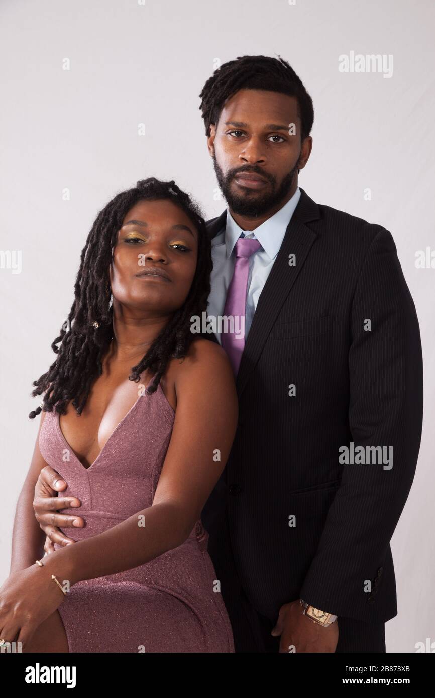 Romantic couple in a quiet embrace Stock Photo - Alamy