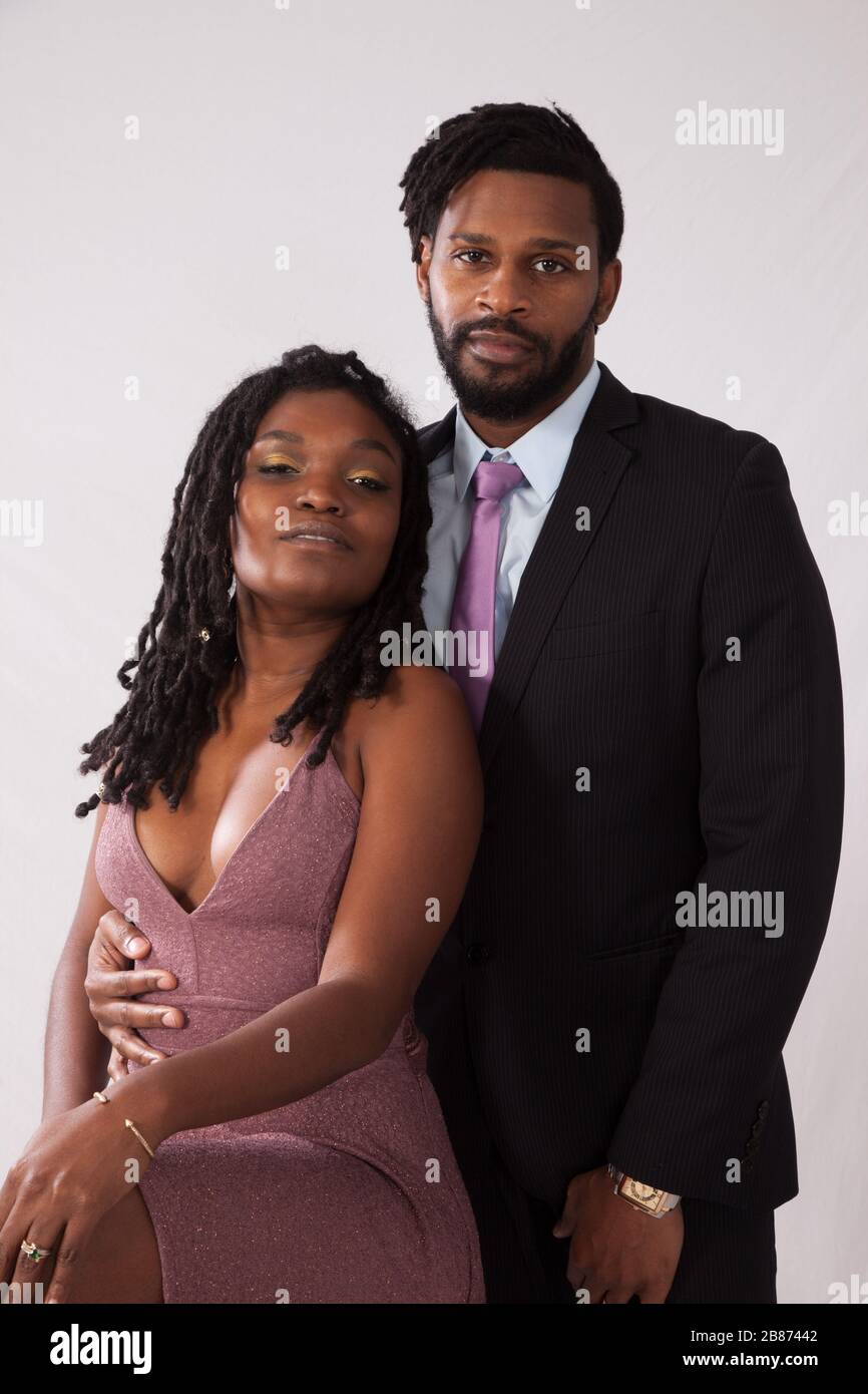 Romantic couple in a quiet embrace Stock Photo - Alamy
