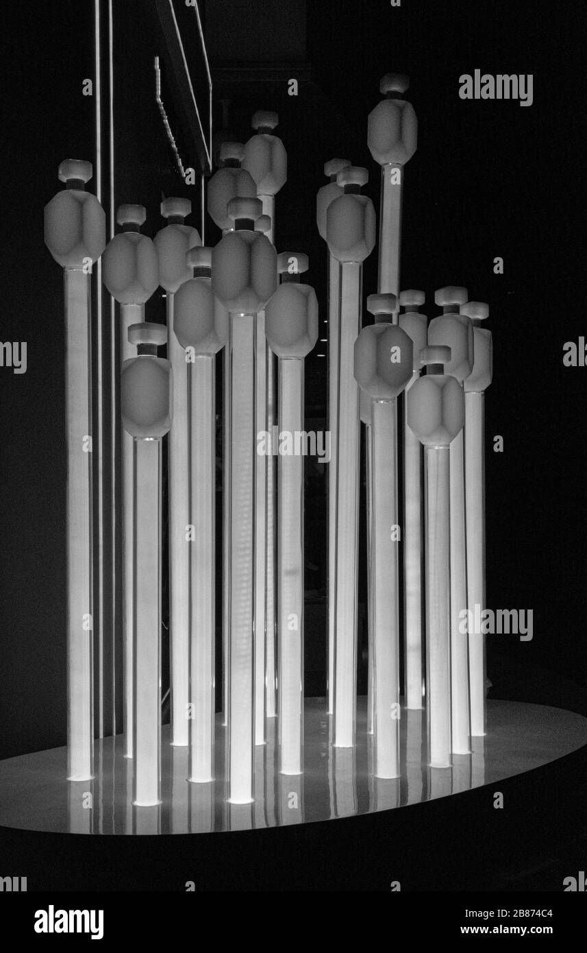 White line light bulb in Black and White Stock Photos & Images - Alamy