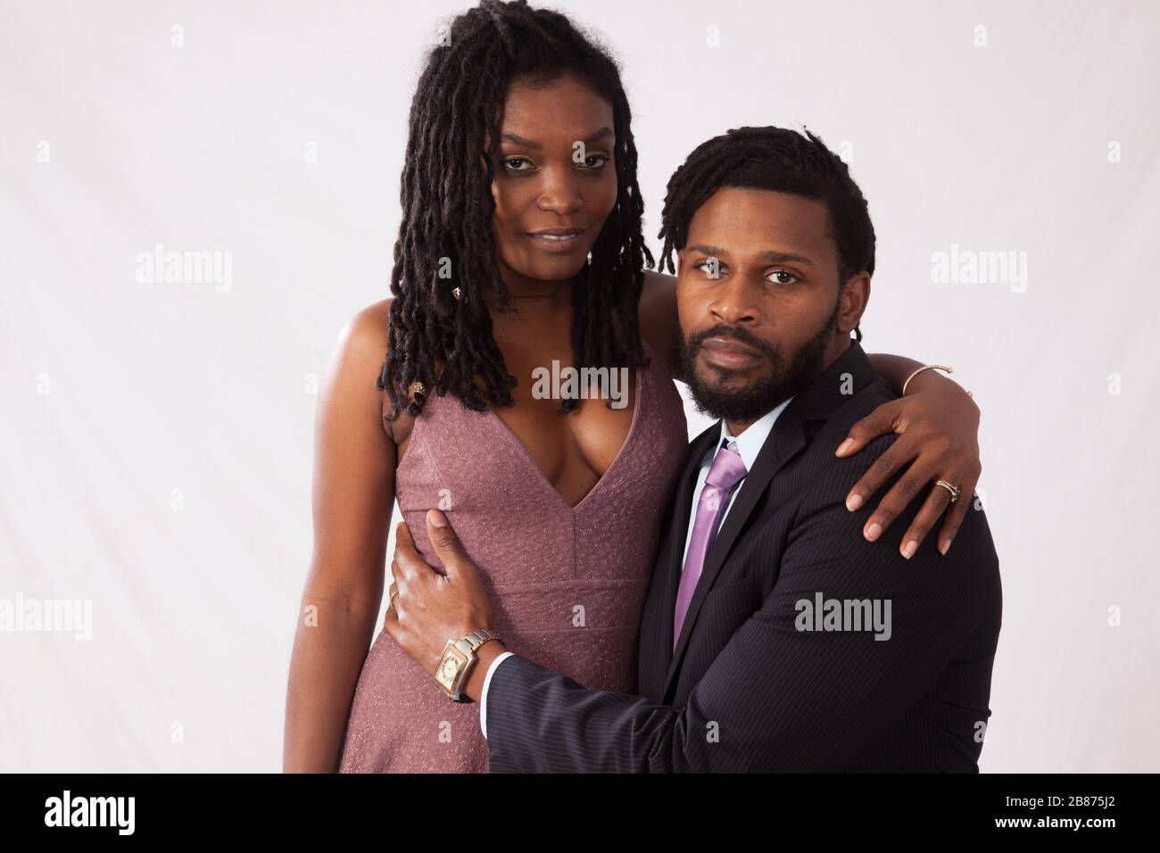 Romantic couple in a quiet embrace Stock Photo - Alamy