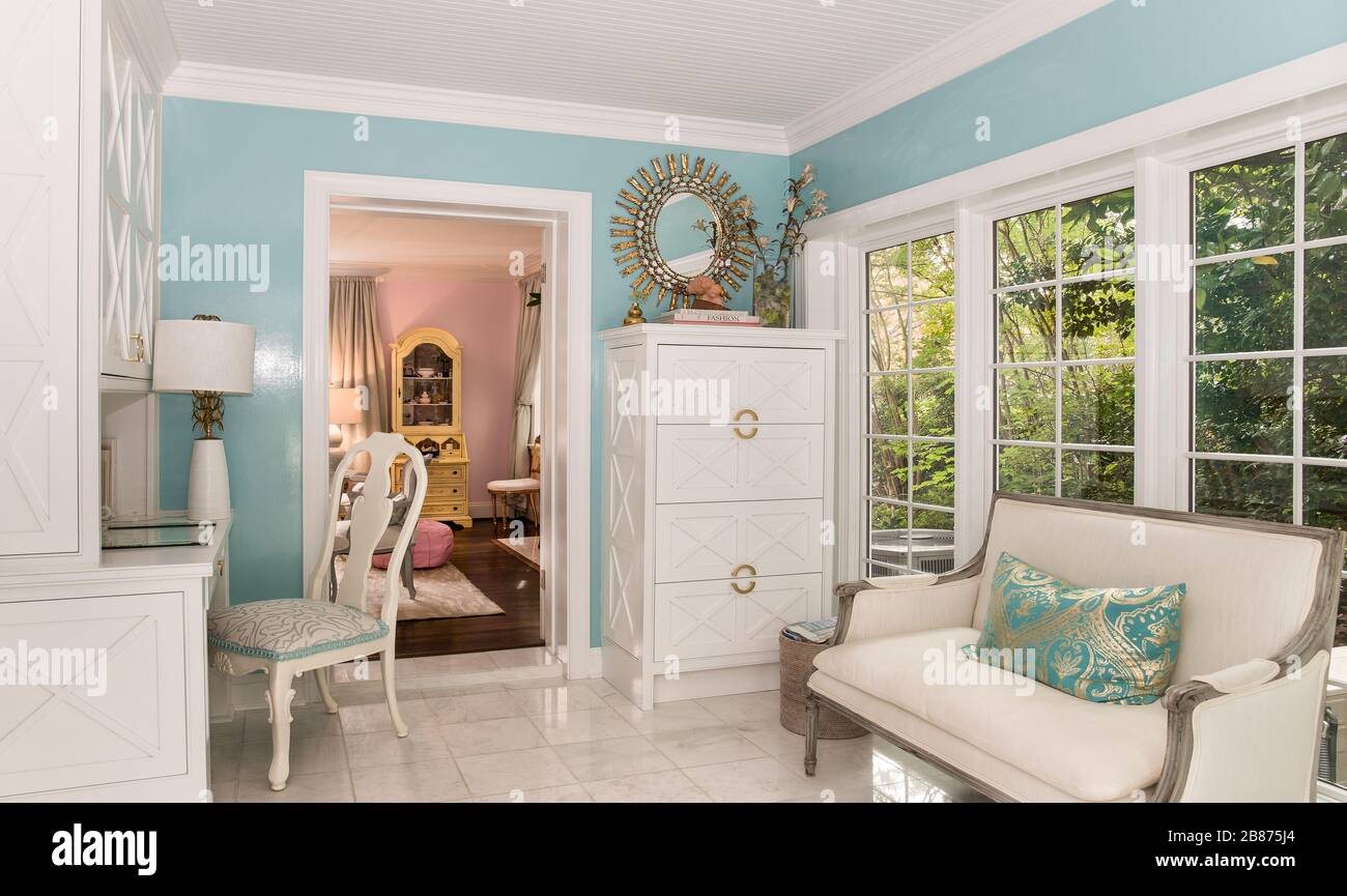 Tiffany Blue Color Room