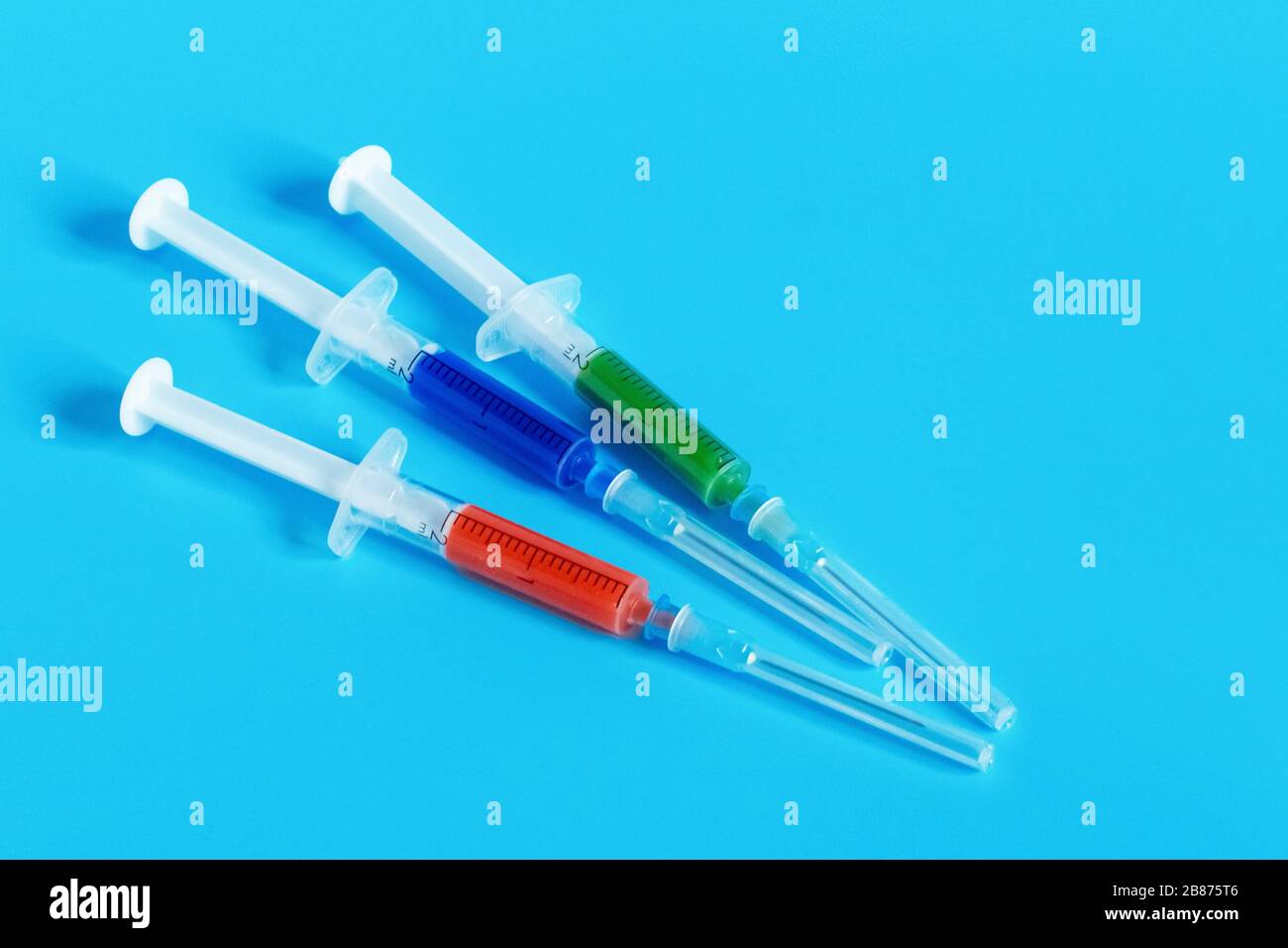 Vaccine and syringe for injection. Prevention, immunization and ...