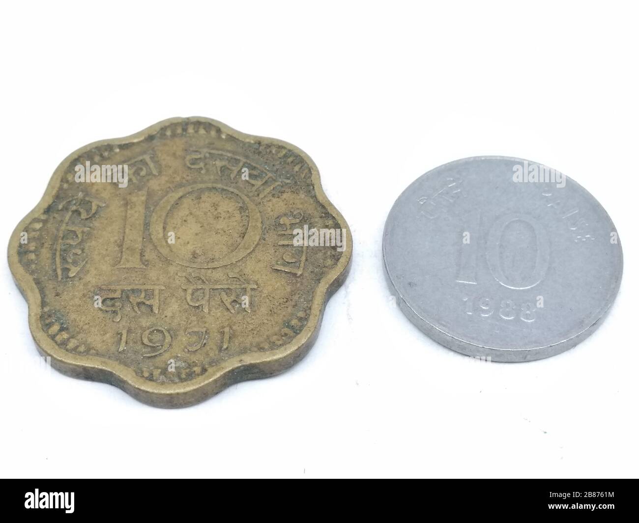A picture of coin with white background Stock Photo - Alamy