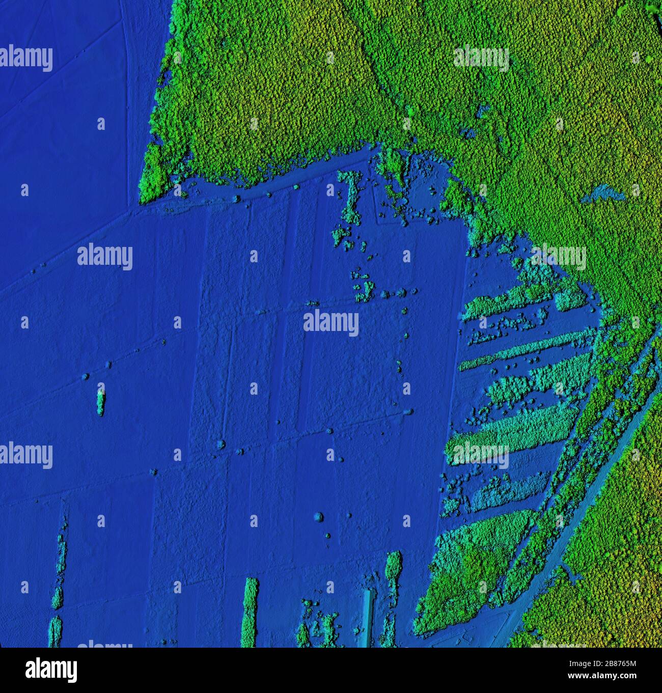 Digital elevation model hi-res stock photography and images - Alamy