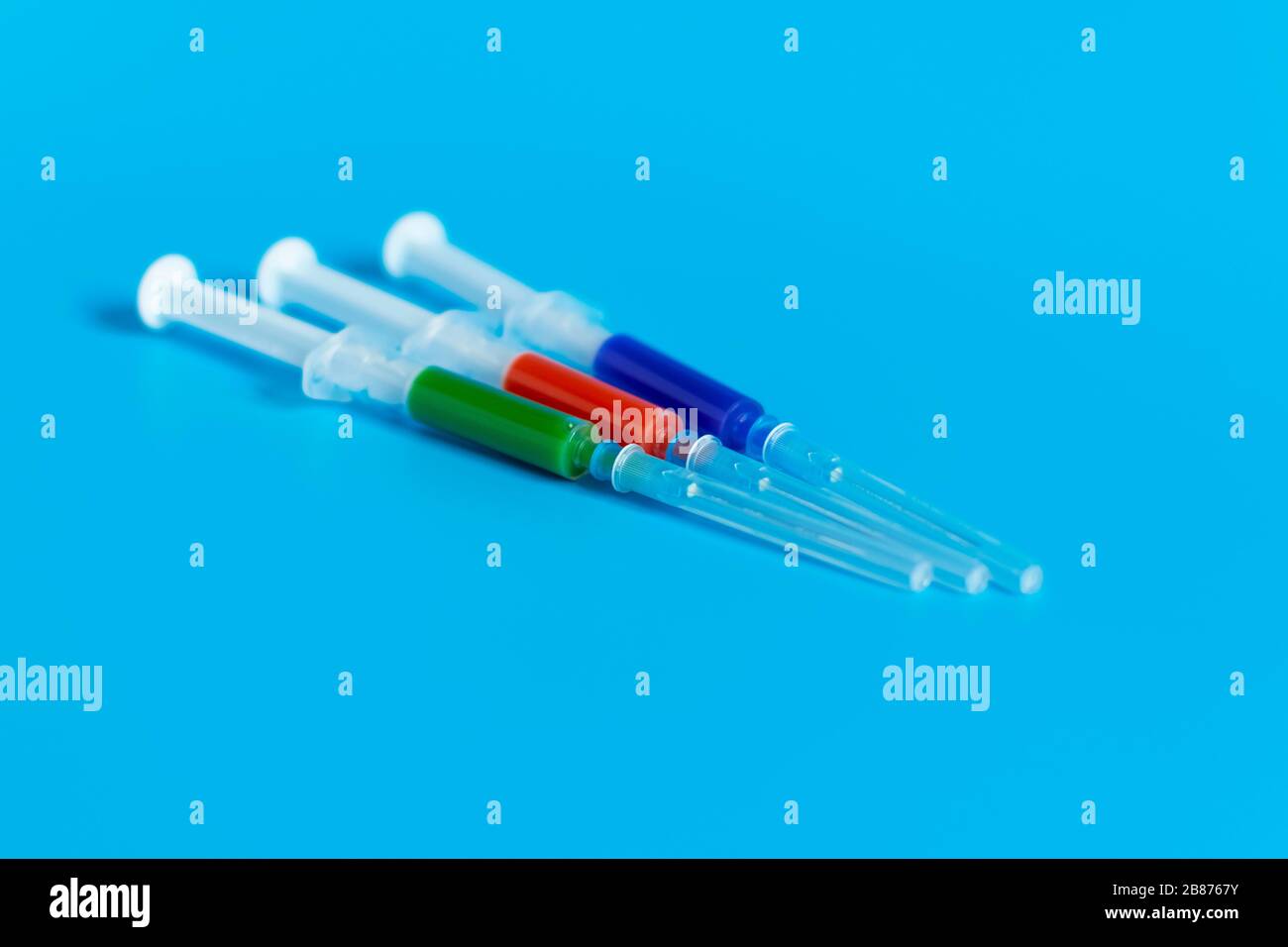 Vaccine and syringe for injection. Prevention, immunization and ...