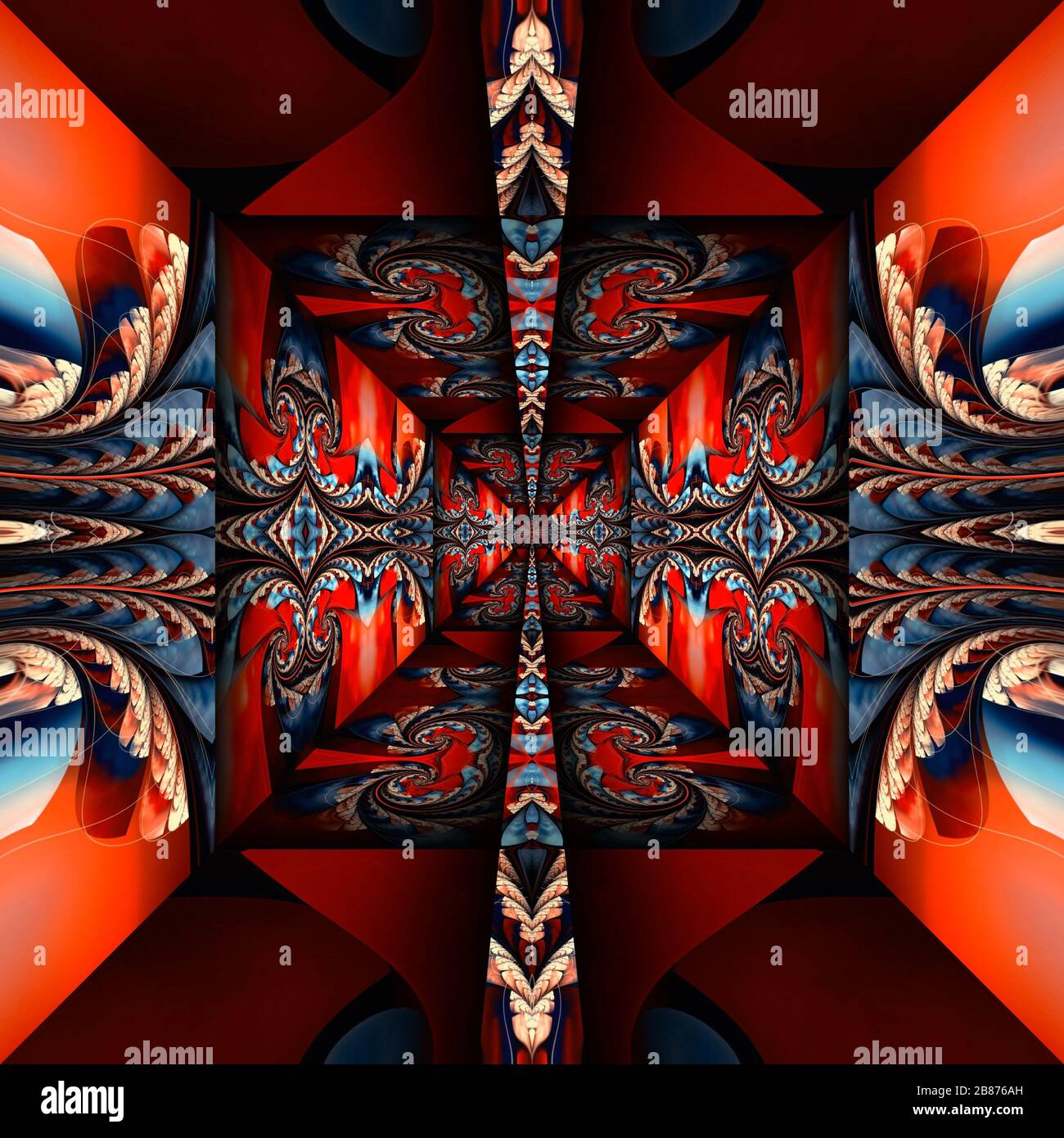 3D render of plastic background tile with embossed abstract colorful ...