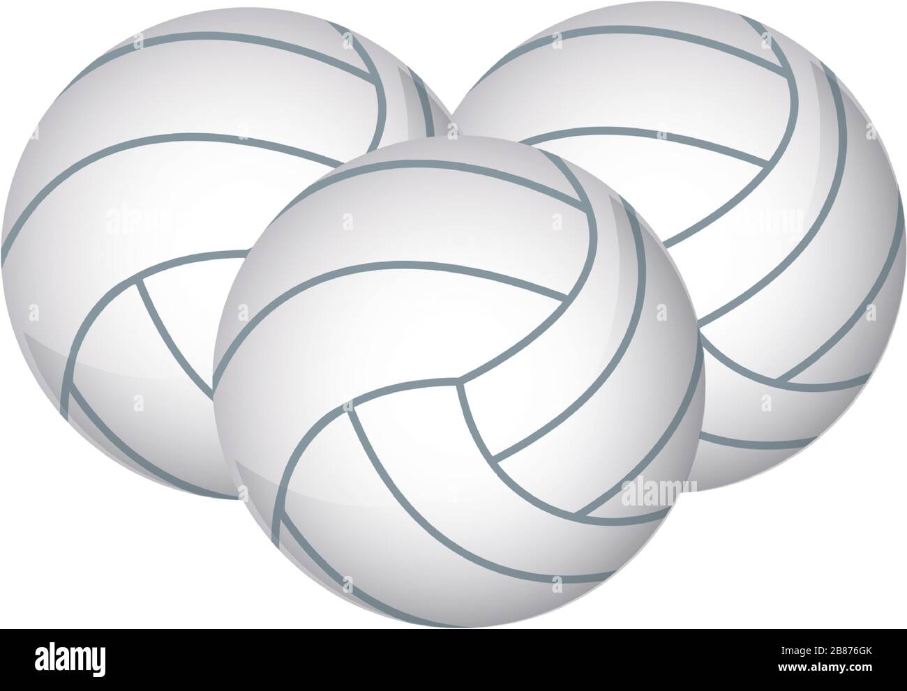 volleyball balloons sport equipment icons Stock Vector Image & Art - Alamy