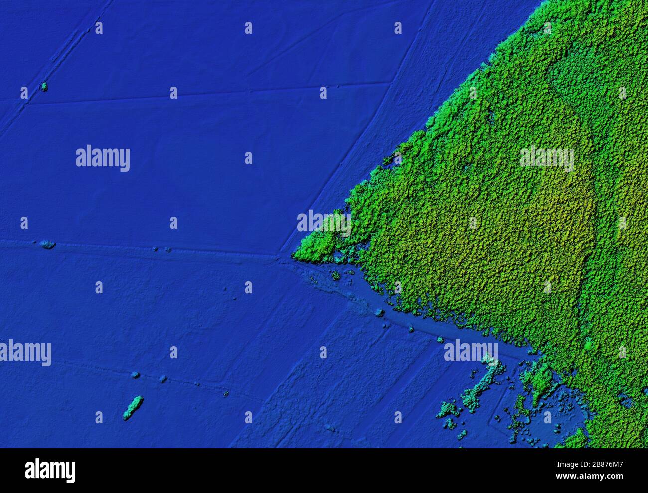 DEM - digital elevation model. Product made after proccesing pictures ...