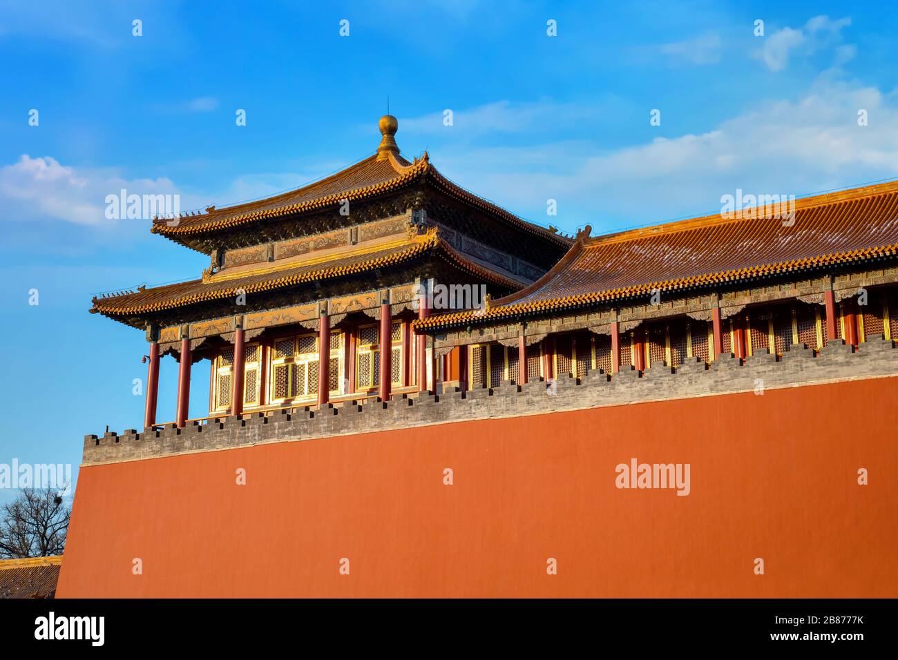 Beijing, China - Jan 9 2020: Wumen (Meridian Gate) of the Forbidden ...
