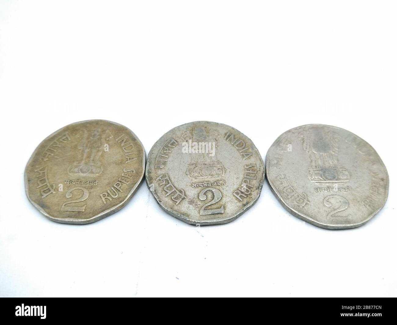 A picture of coin with white background Stock Photo - Alamy