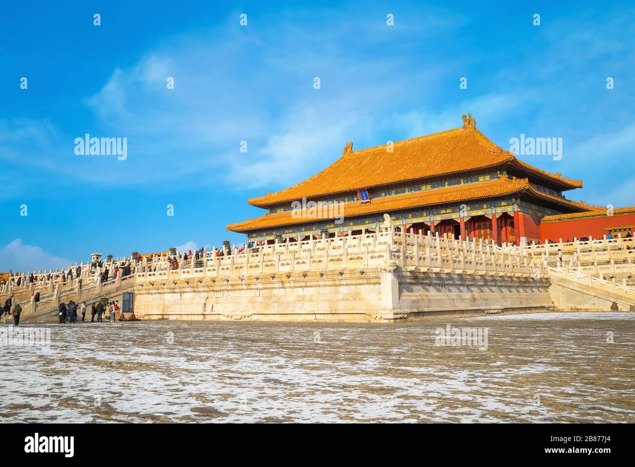 Beijing, China - Jan 9 2020: Taihedian (Hall of Supreme Harmony ...
