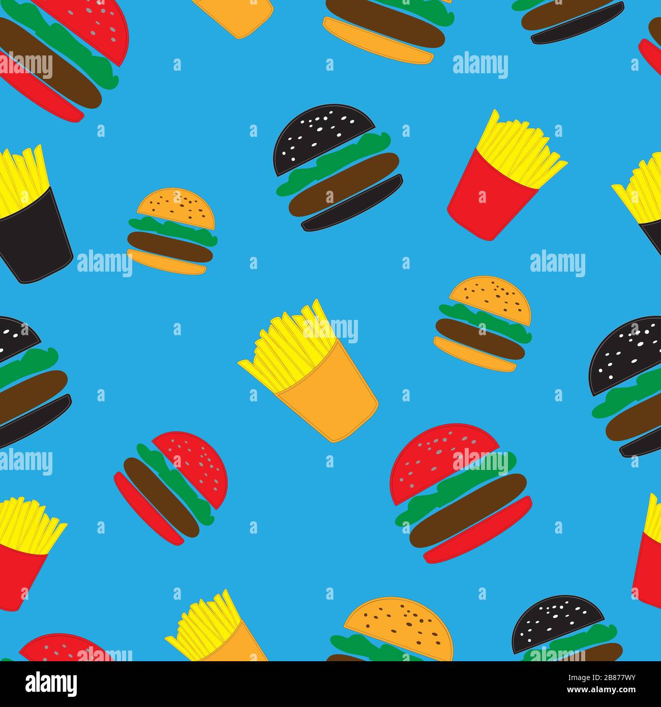 Texture tasty french fries Stock Vector Images - Alamy