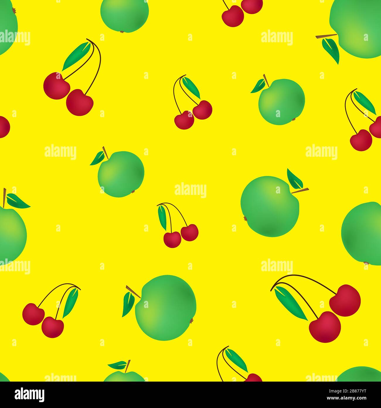 Fresh tasty yellow cherry Stock Vector Images - Alamy