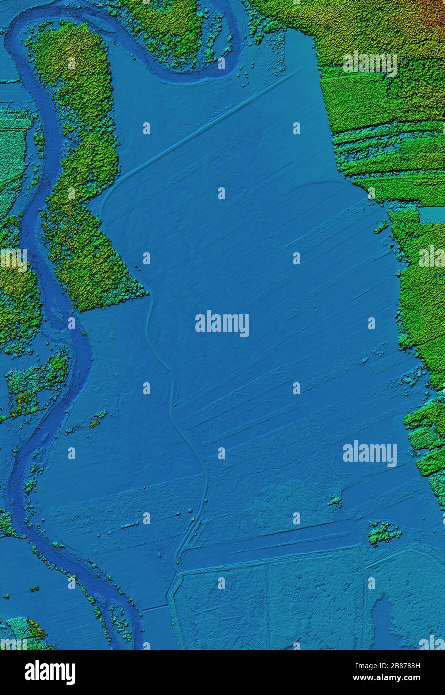 Digital elevation model drone hi-res stock photography and images - Alamy