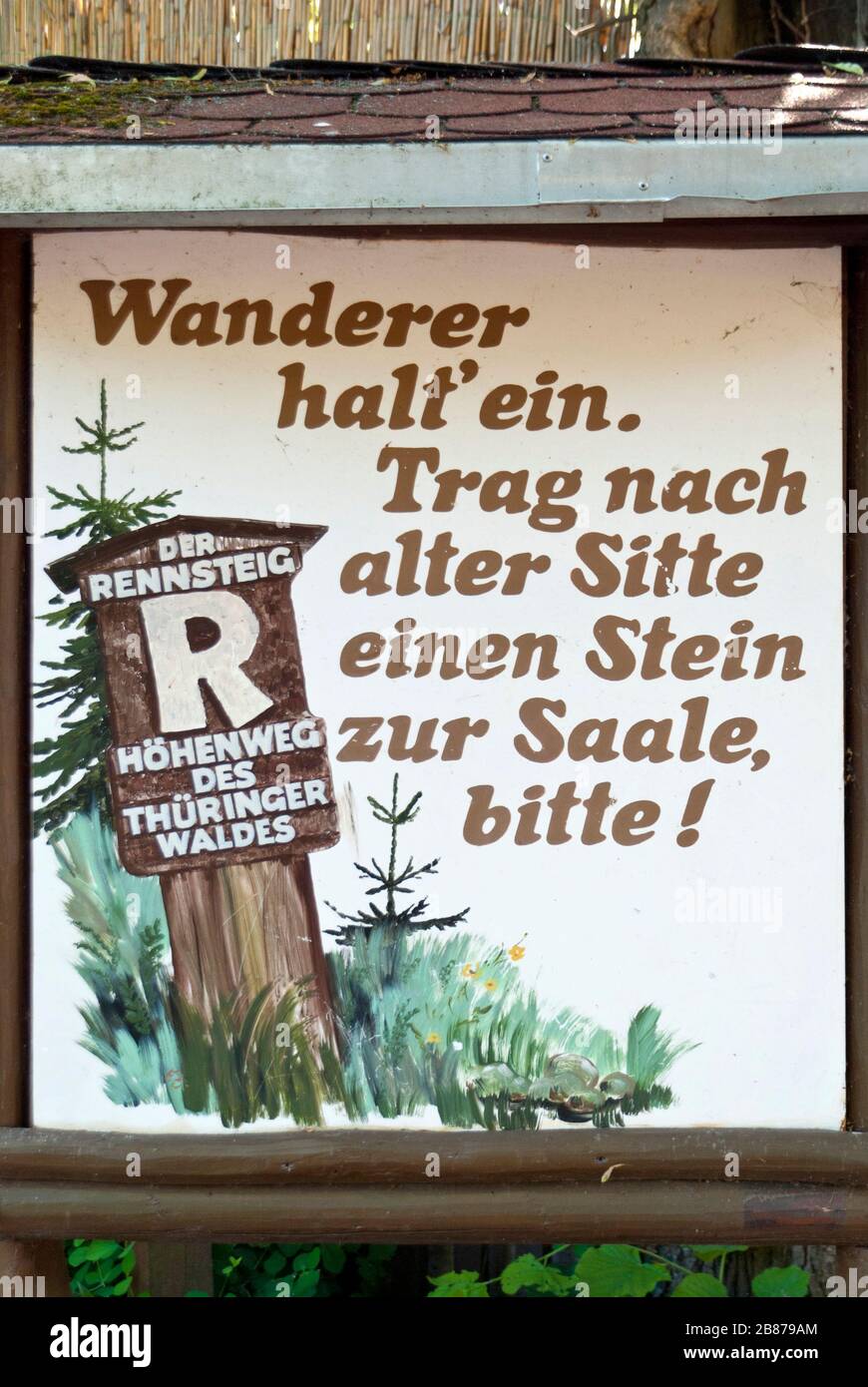 Rennsteig shield hi-res stock photography and images - Alamy