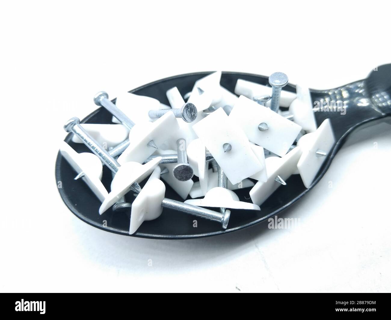 A picture of wall pins Stock Photo - Alamy