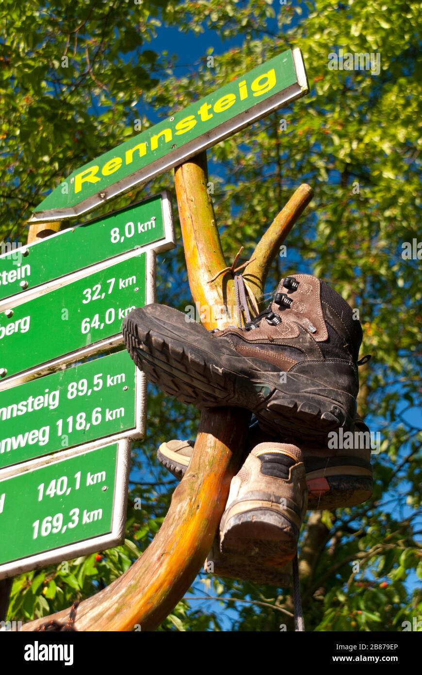 Rennsteig shield hi-res stock photography and images - Alamy