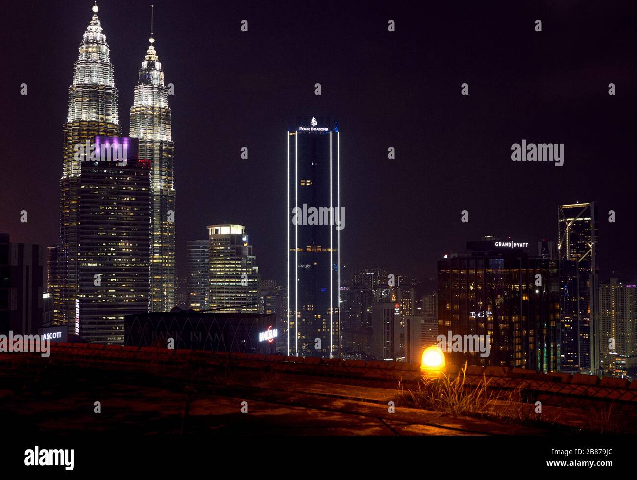 View from Helipad terrace in Kuala Lumpur Stock Photo - Alamy
