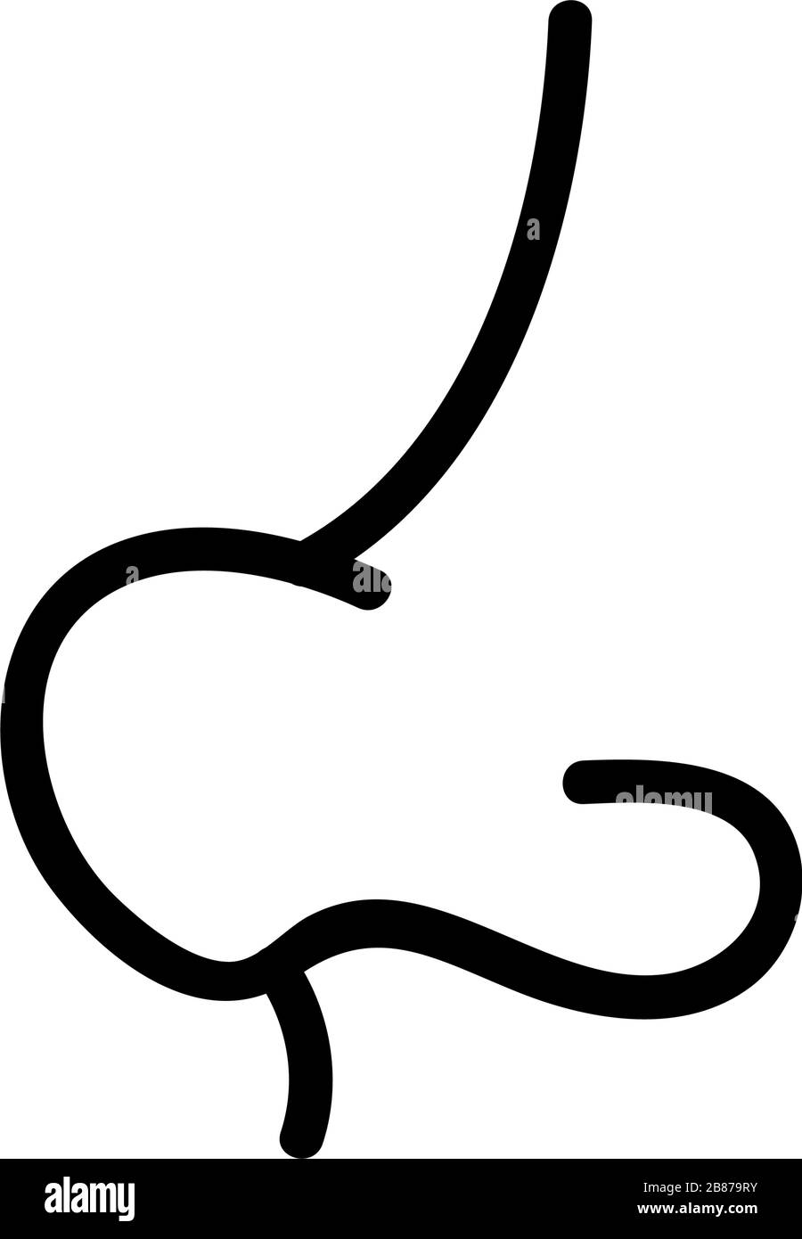 potato nose icon vector outline illustration Stock Vector Image & Art ...