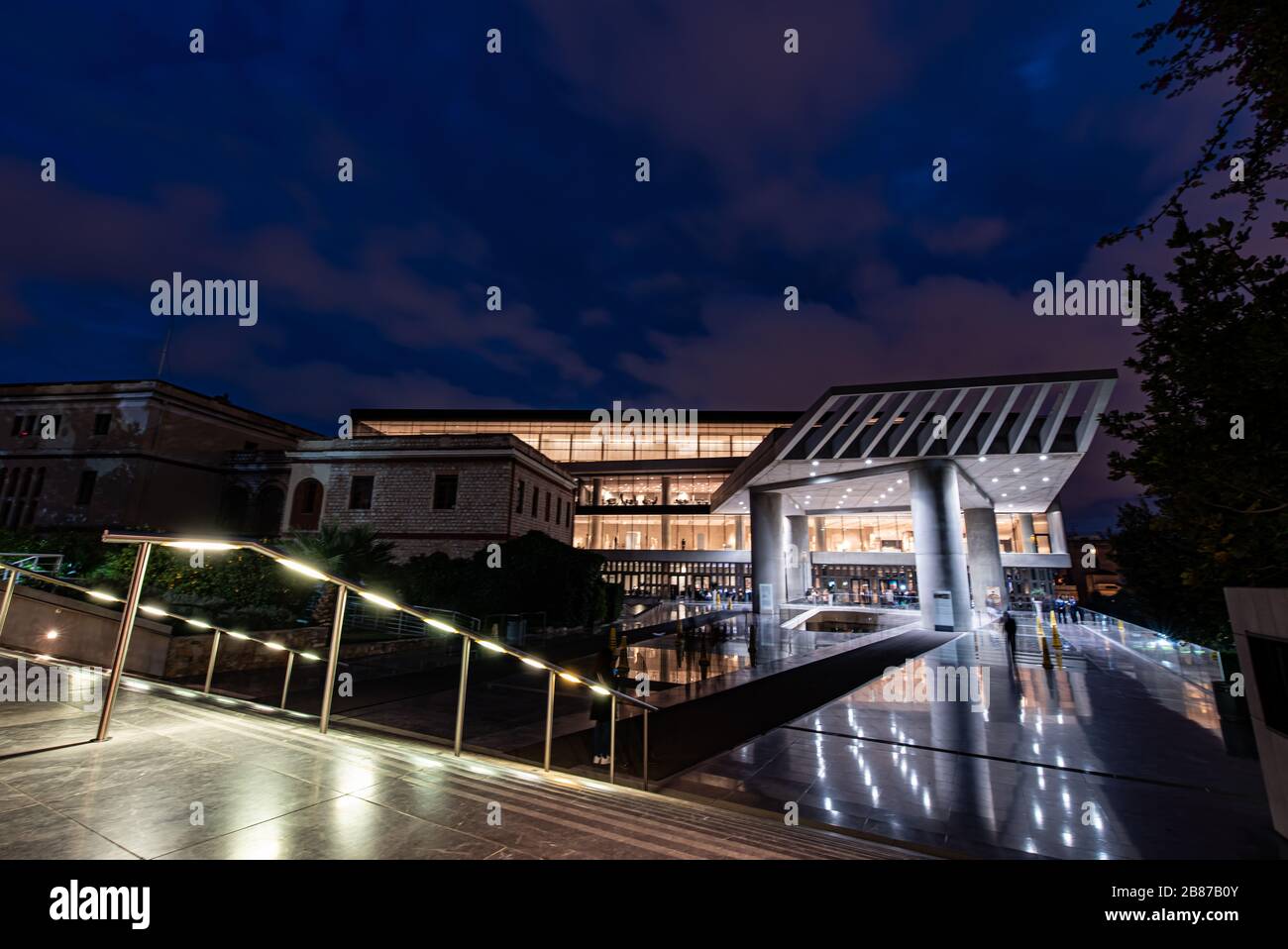The new museum of athens Stock Photo - Alamy