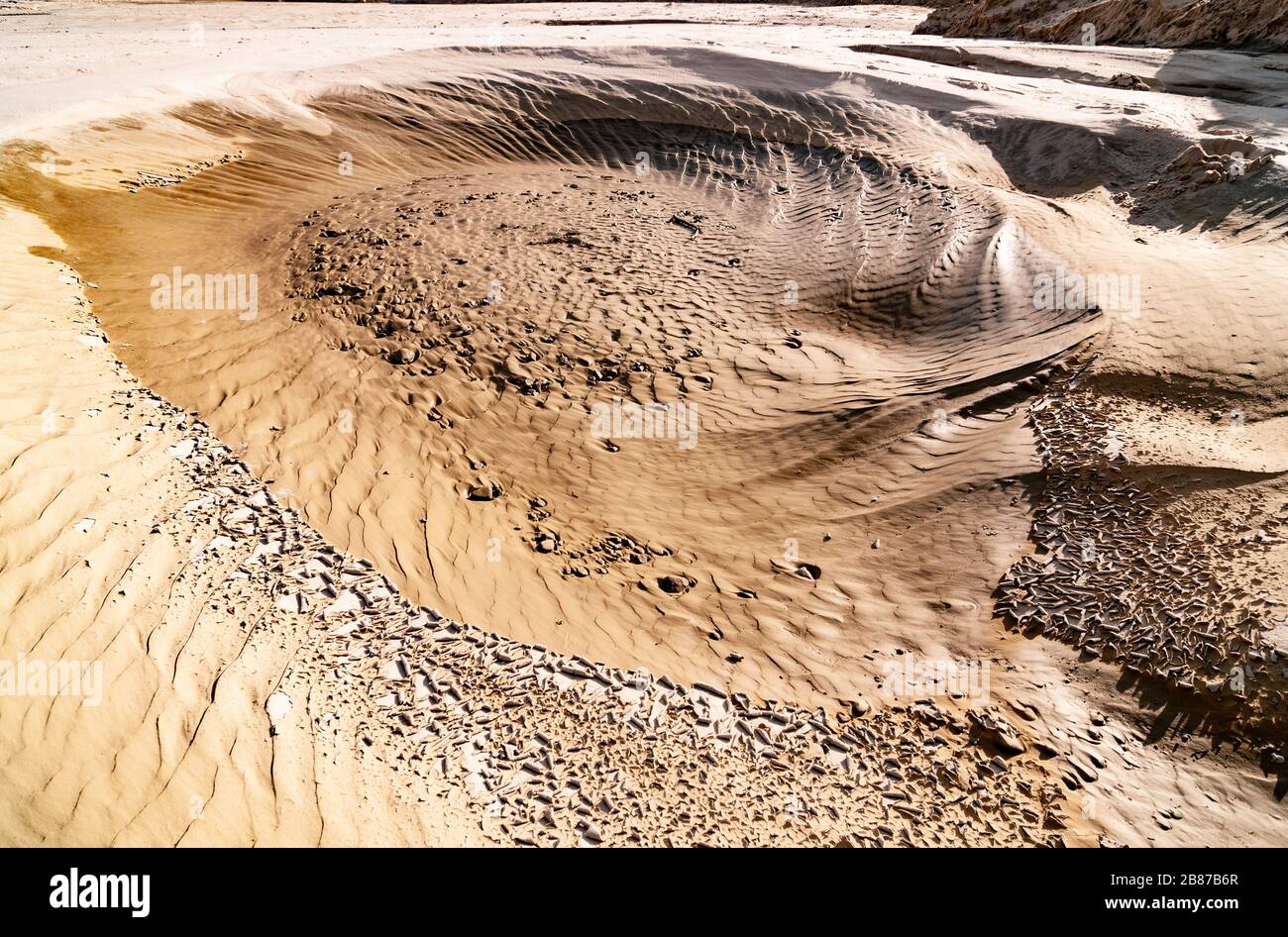 Mud road in the countryside. There are natural mud bath Stock Photo - Alamy