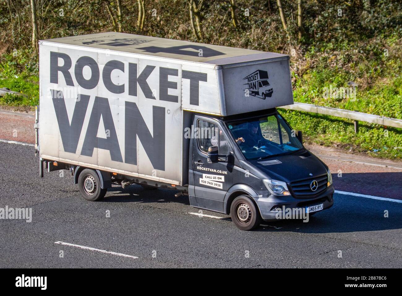 Rocket van logo hi-res stock photography and images - Alamy