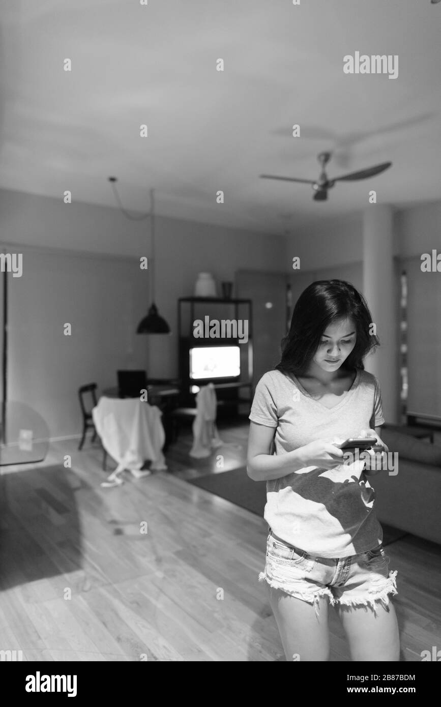 Living room in hotel Black and White Stock Photos & Images - Alamy