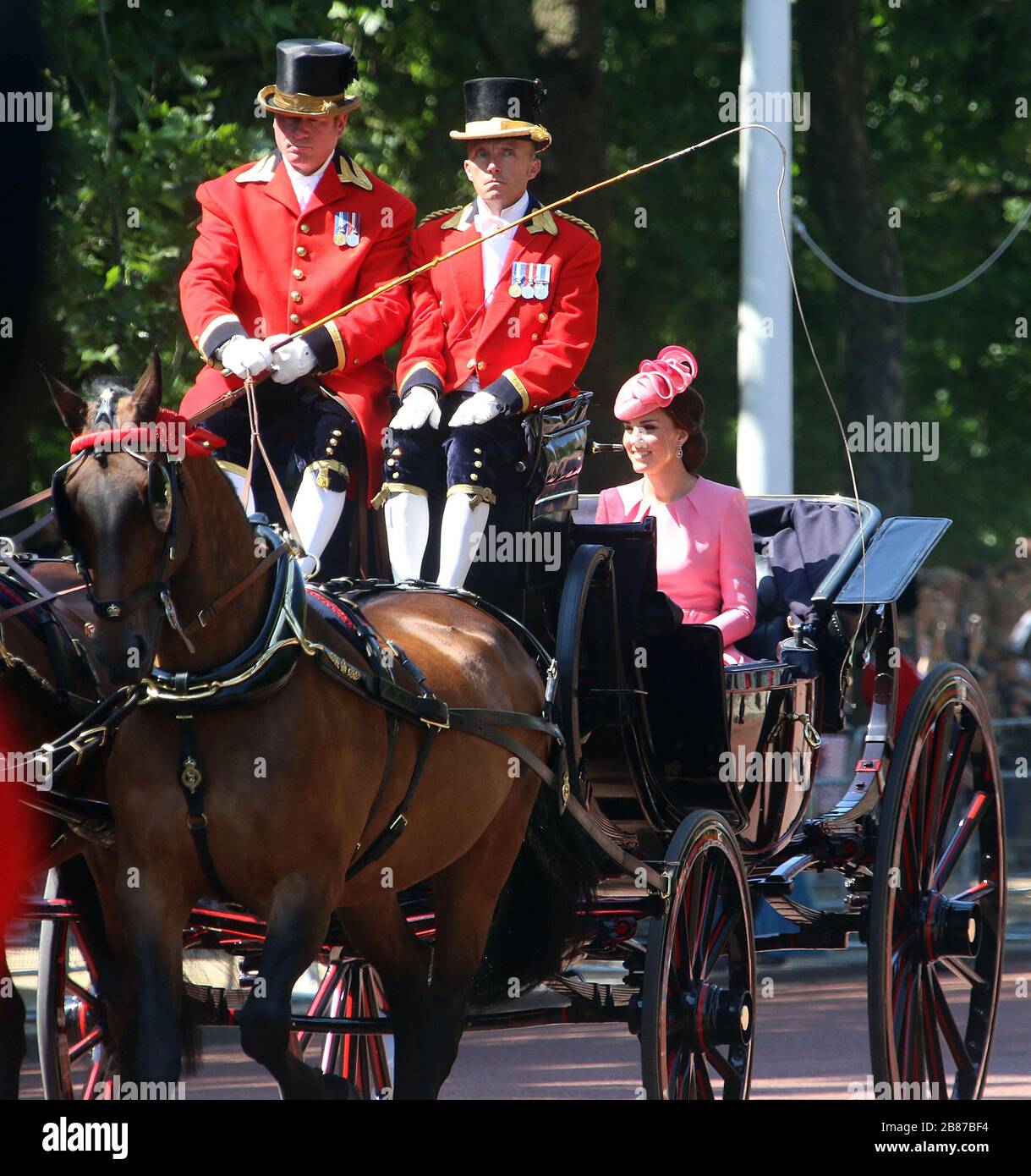 Jun 17, 2017 - London, England, UK - The annual Trooping The Colour ...