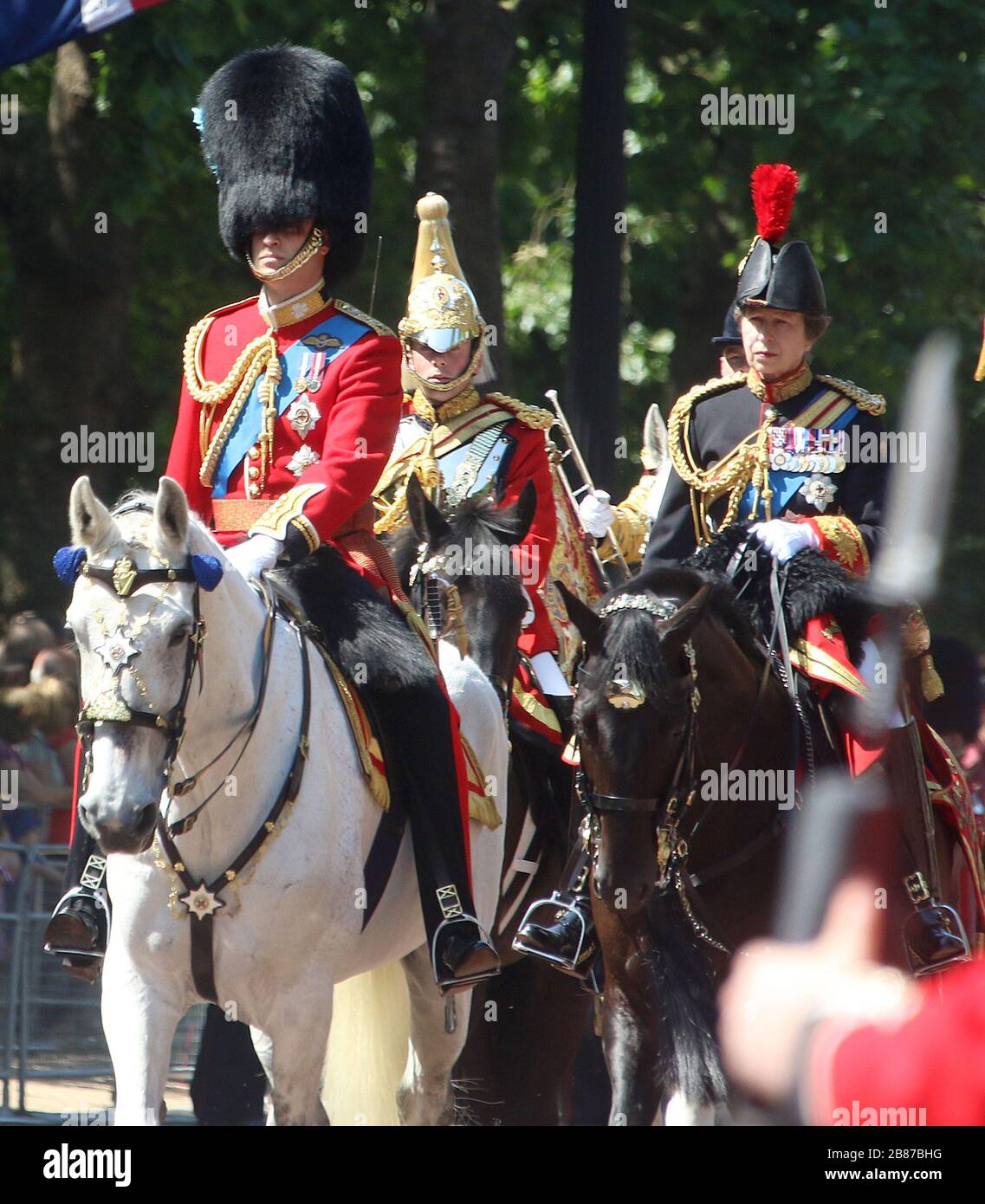 Princess anne trooping colour parade hi-res stock photography and ...