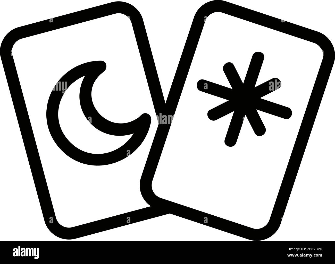 card guess icon vector outline illustration Stock Vector Image & Art ...