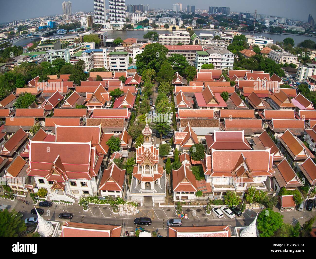 Wat chana songkhram hi-res stock photography and images - Alamy