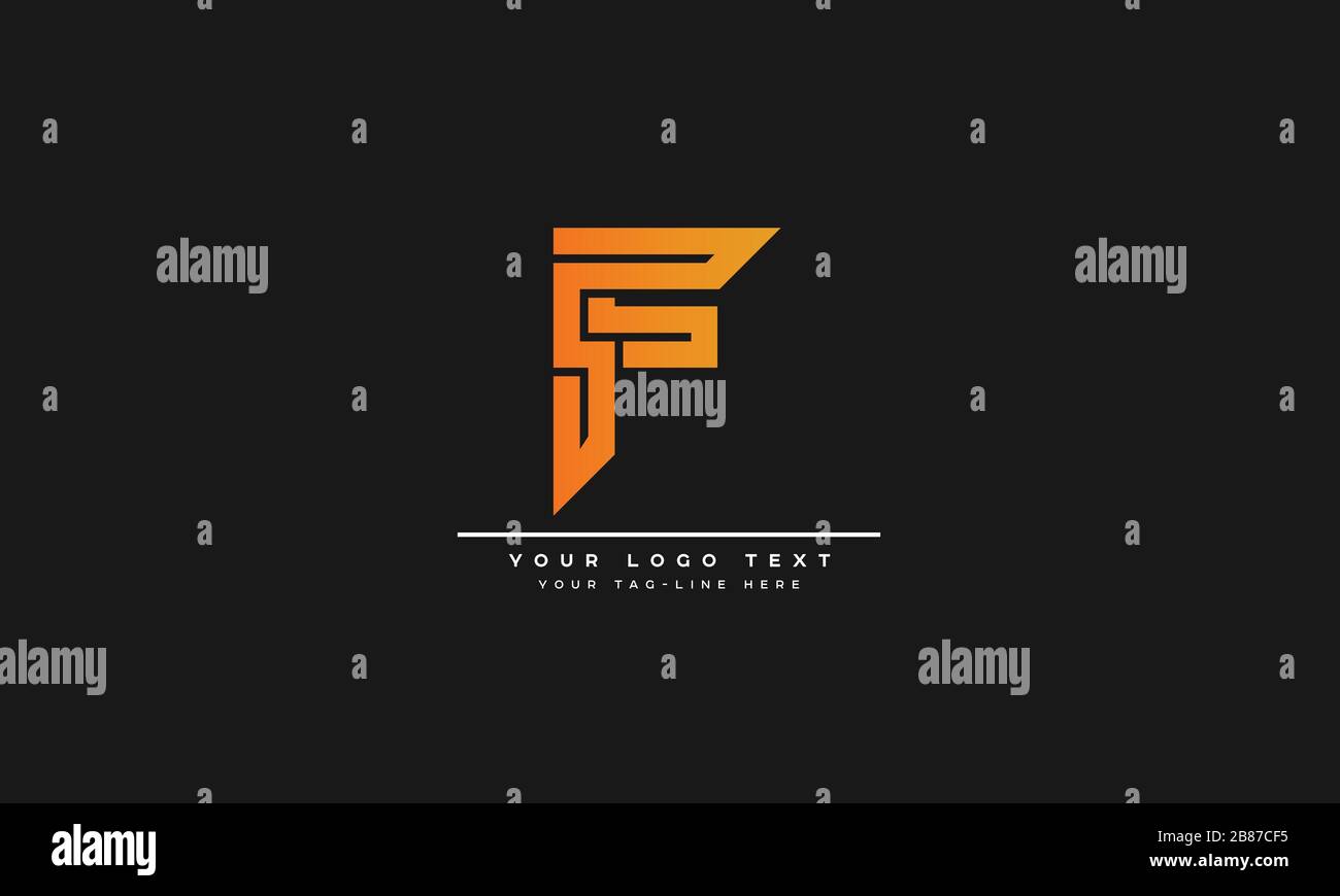 abstract alphabet letter F, FF logo Stock Vector Image & Art - Alamy