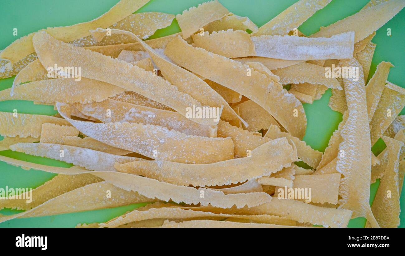 Pasta ribbons hi-res stock photography and images - Alamy