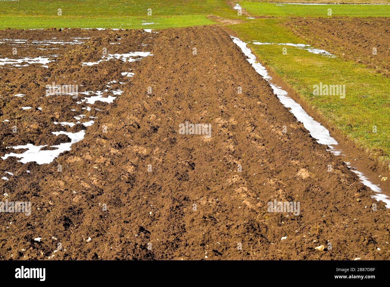 Agricultural ploughed field rural hi-res stock photography and images ...