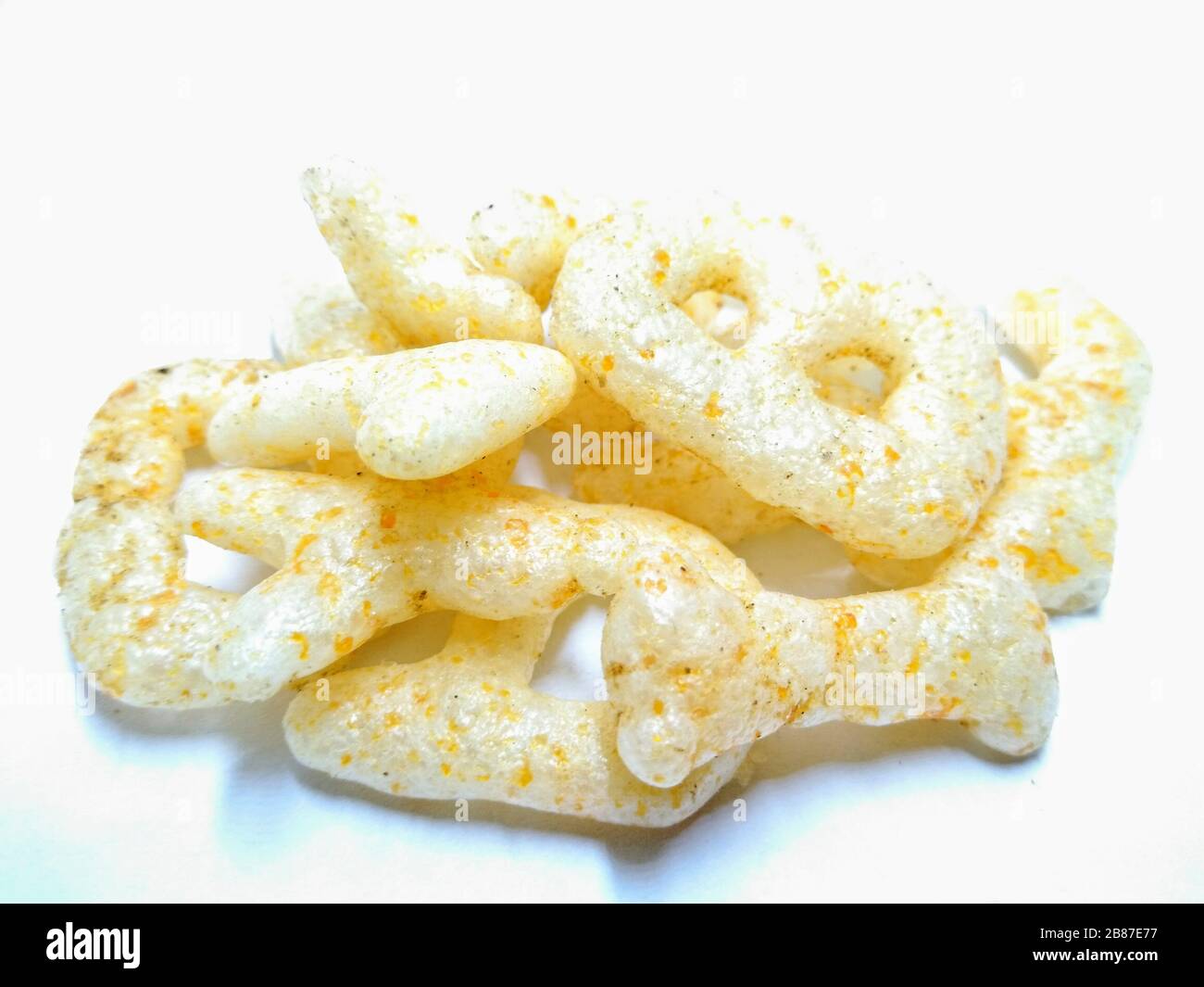A picture of cookies on white background Stock Photo - Alamy