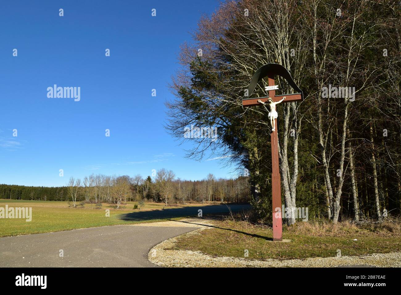 Jesus statue roadside hi-res stock photography and images - Alamy